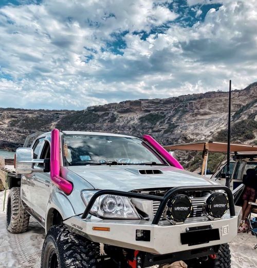 Toyota Hilux N70 - (2005 - 2014) - Cover up DUAL Snorkels - Seamless P ...