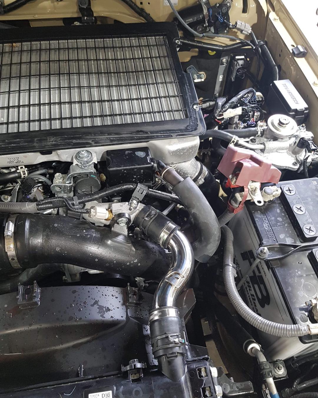 Toyota LandCruiser - VDJ 79 Series - Stainless Replacement Top Rad Hos ...