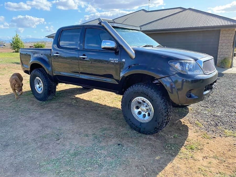 Toyota Hilux N70 - (2005 - 2014) - Short Entry Snorkel - Seamless Poli ...